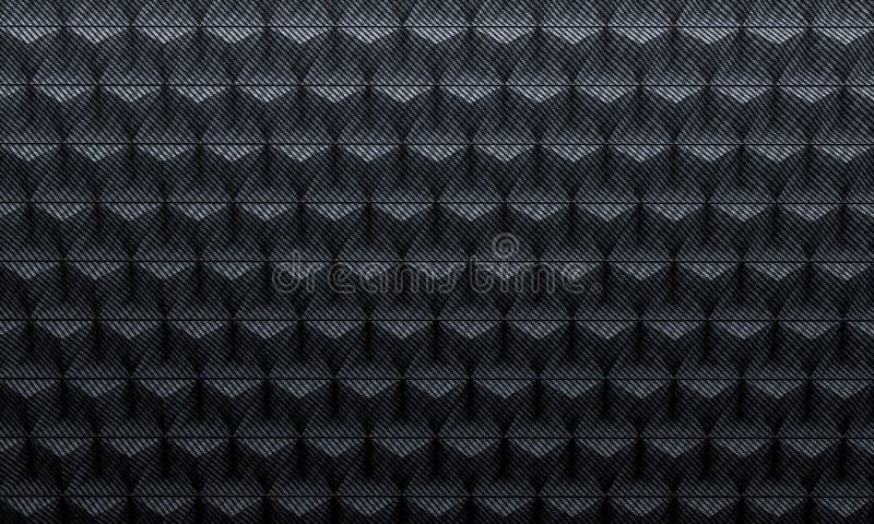 Geometric Carbon Fiber Seamless Background Pattern. 3d Render Il Stock ...