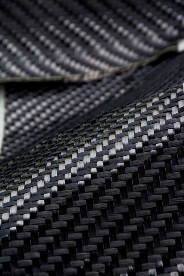 Carbon Fiber Composite Raw Material Stock Photo - Image of woven ...