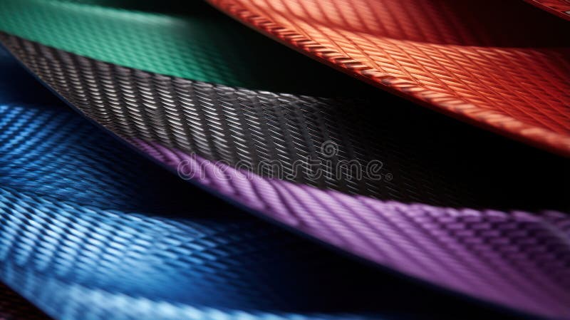 Carbon Fiber Composite Raw Material. Texture Panorama of Color Carbon ...