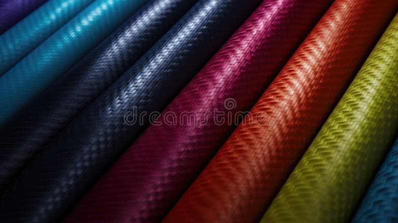 Carbon Fiber Composite Raw Material. Texture Panorama of Color Carbon ...