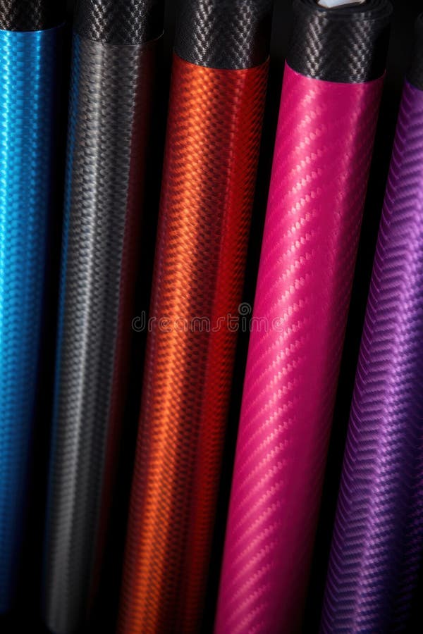 Carbon Fiber Composite Raw Material. Texture Panorama of Color Carbon ...
