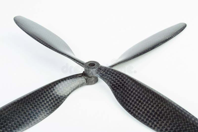 Carbon Fiber Drone Propeller. Stock Image - Image of aircraft, ceramic ...