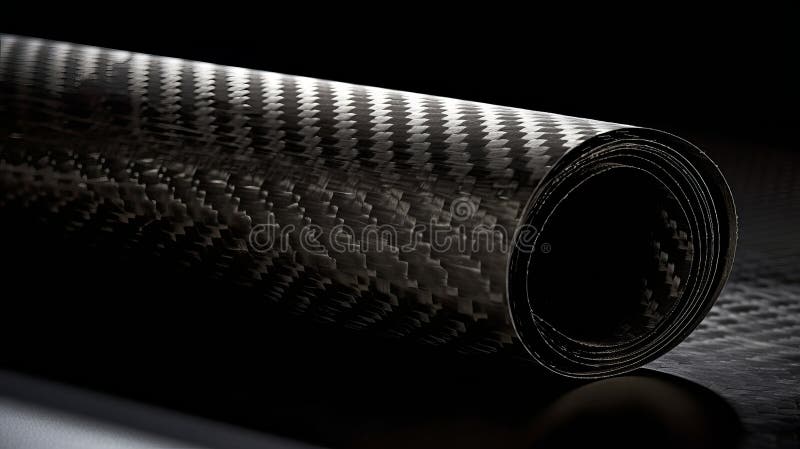 Carbon Fiber Roll Generative AI Stock Illustration - Illustration of ...
