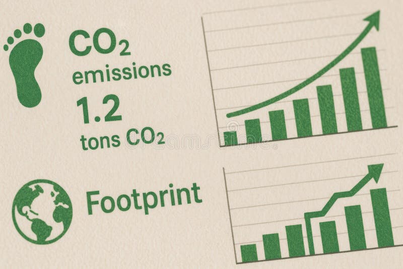 Carbon Footprint CO2 Emissions and Environmental Impact with Graphs and ...