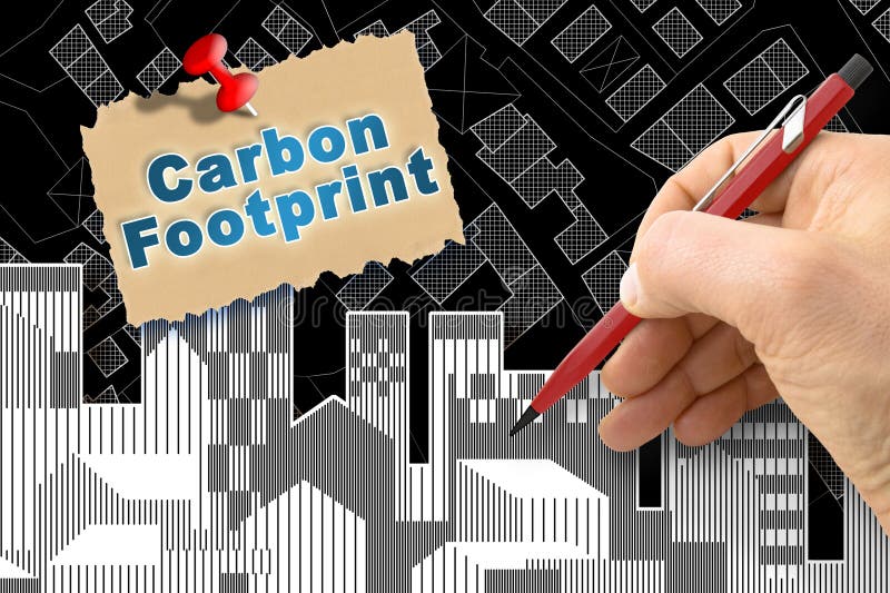 Carbon Footprint in the Construction Industry - Concept with an ...