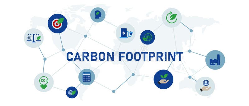 Carbon Footprint Greenhouse Reducing Emission Friendly Environment ...