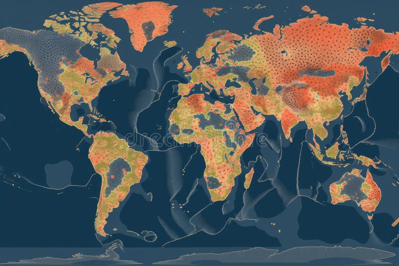 Carbon Footprint Map of the World, with Each Country Represented by Its ...