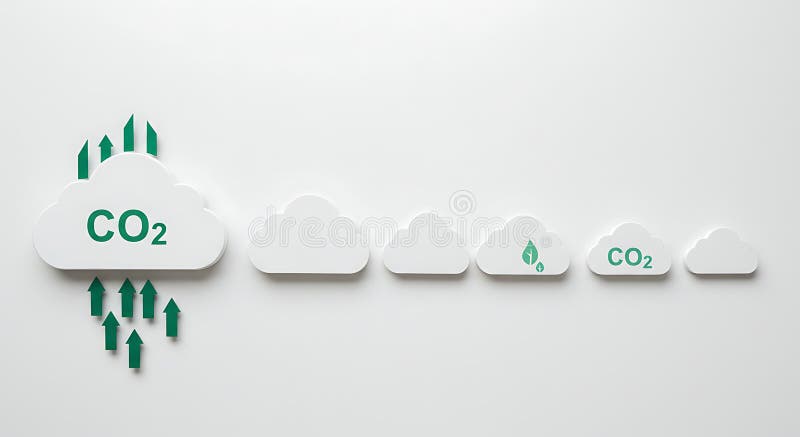 Carbon Footprint Reduction: a Minimalist Visual Guide To CO2 Emission ...