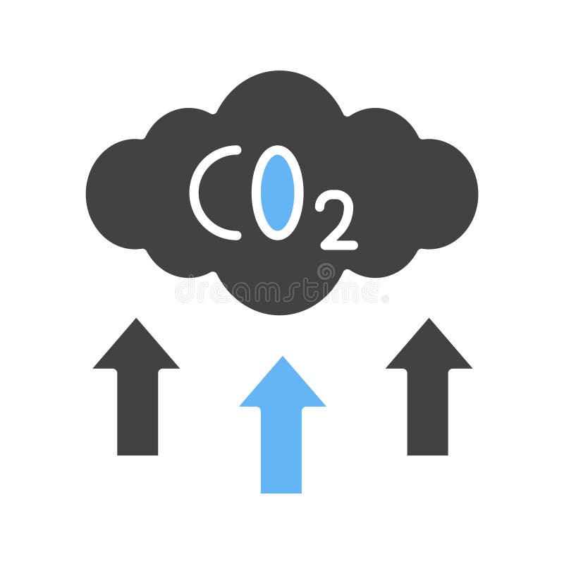 Carbon Icon Image. stock vector. Illustration of dioxide - 290141190