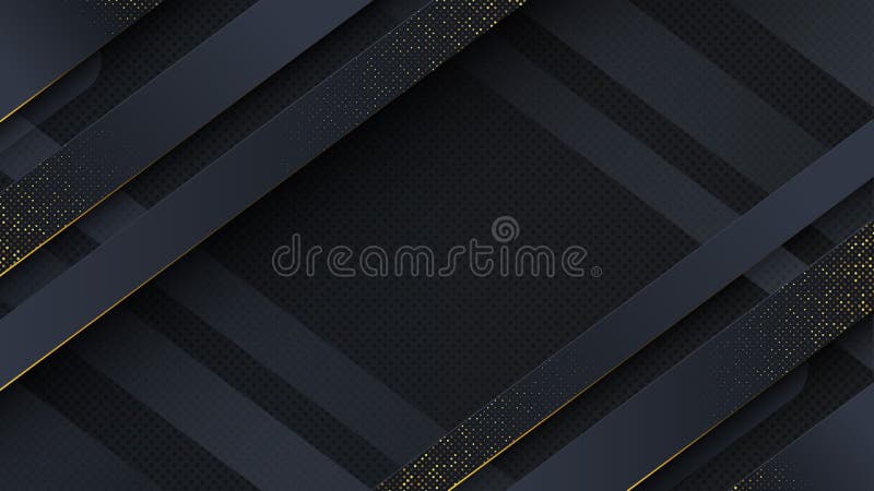 Carbon Luxury Abstract Background with Black Overlap Layers. Texture ...