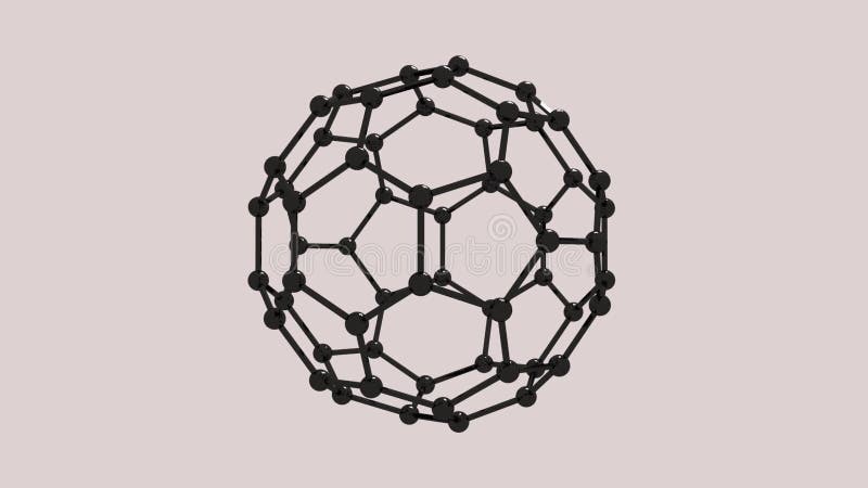 Carbon Atom Molecule Animation Background Stock Footage - Video of ...