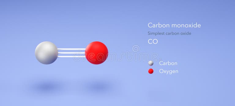 Carbon Monoxide Structure Stock Illustrations – 100 Carbon Monoxide ...
