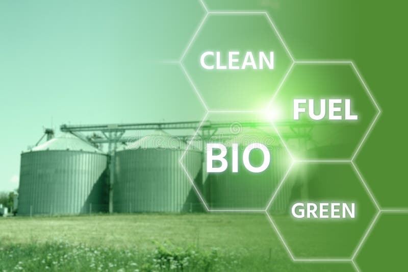 Carbon Neutral Bio Fuel Concept Stock Photo - Image of industrial ...