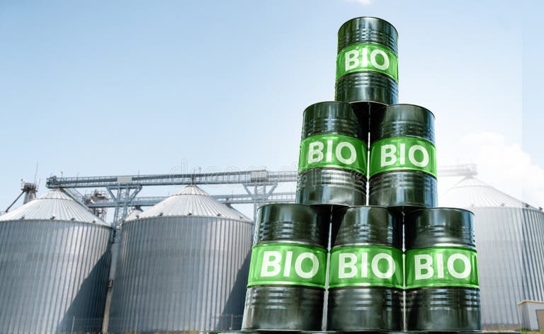 Carbon Neutral Bio Fuel Decarbonization Concept. Stock Image - Image of ...