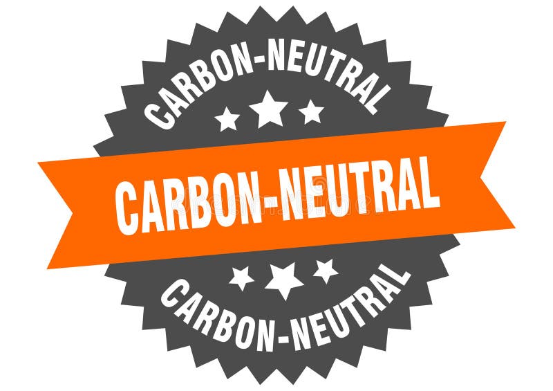 Carbon-neutral Sign. Carbon-neutral Circular Band Label. Carbon-neutral ...