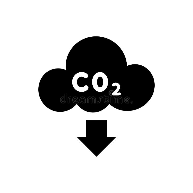 Carbon offset icon stock vector. Illustration of icon - 286668326