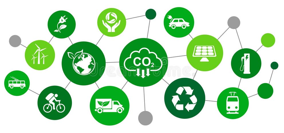 Carbon Reduction To Achieve the Goal by 2050 for for Decrease CO2 ...