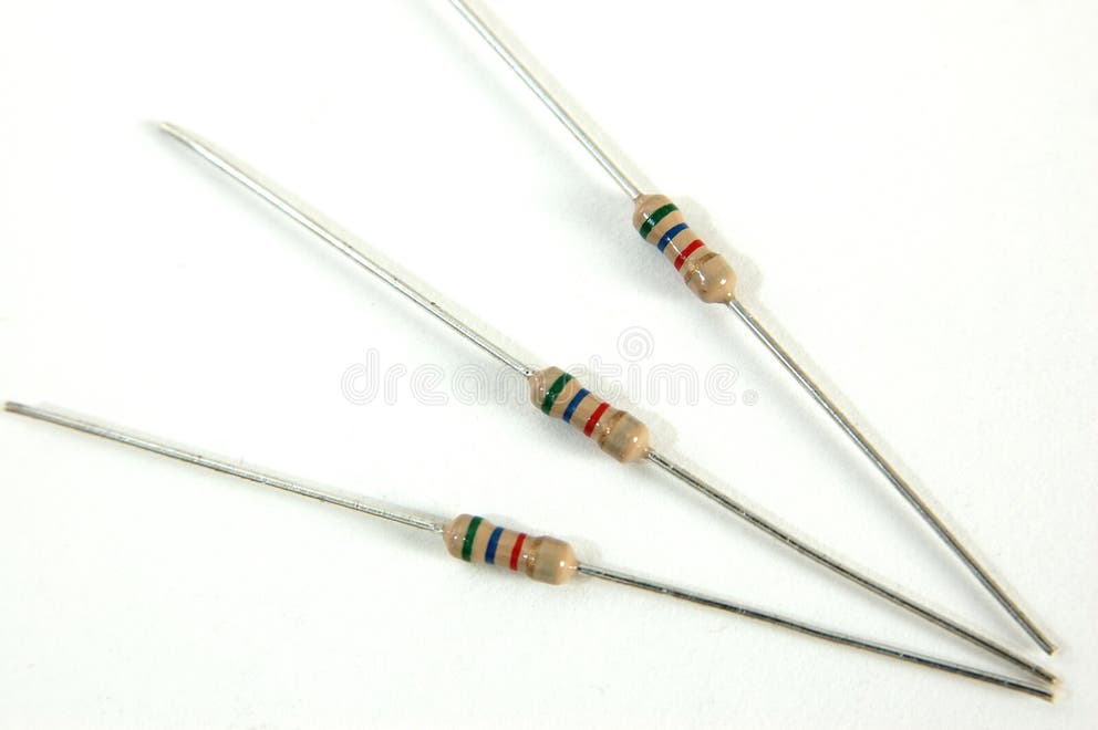 Carbon resistor stock photo. Image of electric, resistance - 1087682