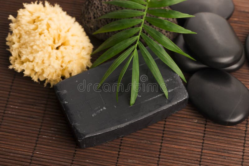 Carbon soap stock image. Image of natural, care, wooden - 71512869