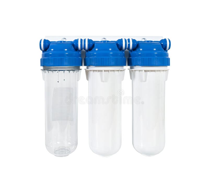 Carbon water filter device stock photo. Image of industrial - 266581670