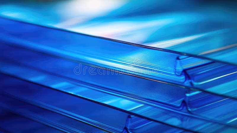 Carbonate blue poly stock illustration. Illustration of strong - 321267722