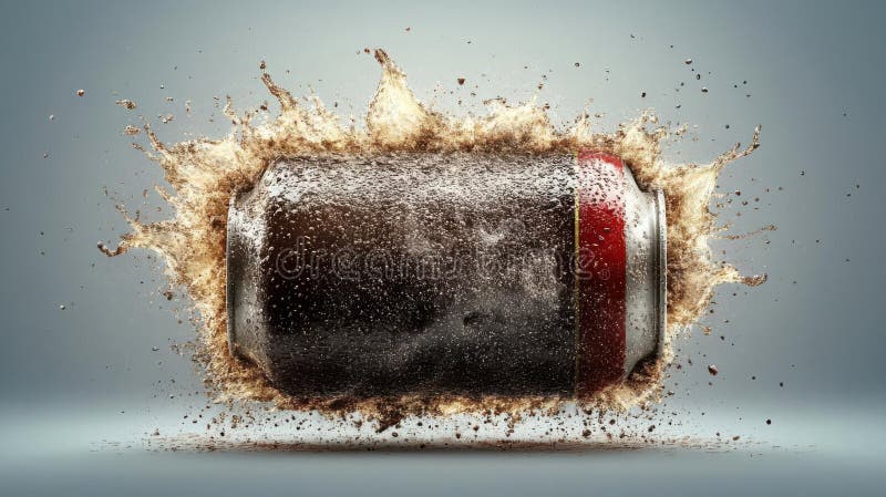 Carbonated Drink Explosion stock image. Image of energy - 384022113