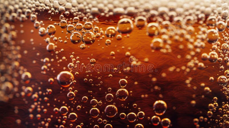 The Carbonated Soda Bubbles.AI Generated Image Stock Photo - Image of ...