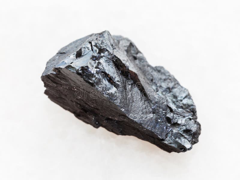 Carbone Antracite Ruvido Su Marmo Bianco Fotografia Stock - Immagine di ...