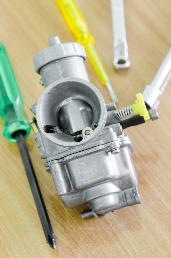 Carburetor and Tool in Modify. Stock Image - Image of tool, path: 41559909