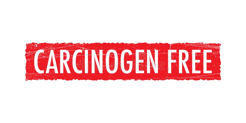 Carcinogen Free Stamp Vector Graphic, Red Color Stock Vector ...