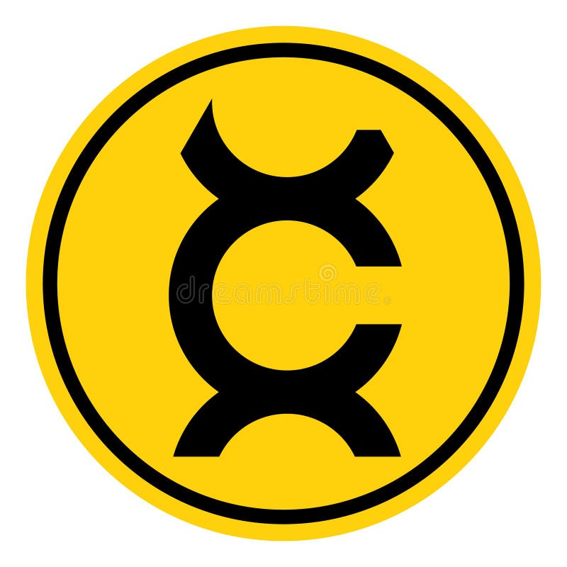 Carcinogen Symbol Sign, Vector Illustration, Isolate on White ...