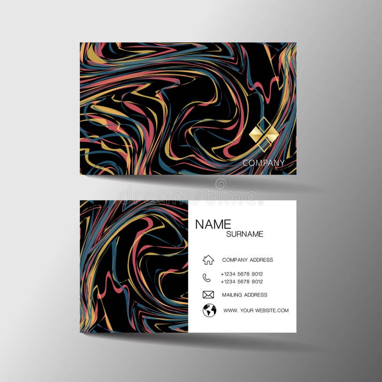 Company Card Template Stock Illustrations – 415,916 Company Card ...