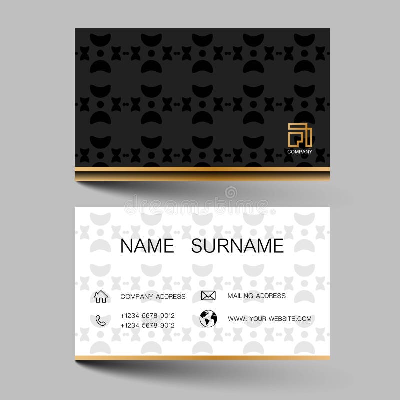Modern Business Card Template Design. with Inspiration from the ...