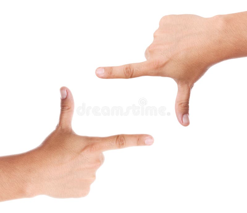Finger Frame stock photo. Image of frame, adult, focus - 4911574