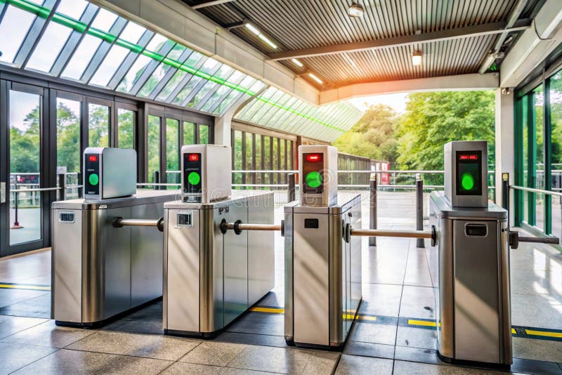 Security Entrance Gate Stock Illustrations – 12,969 Security Entrance ...