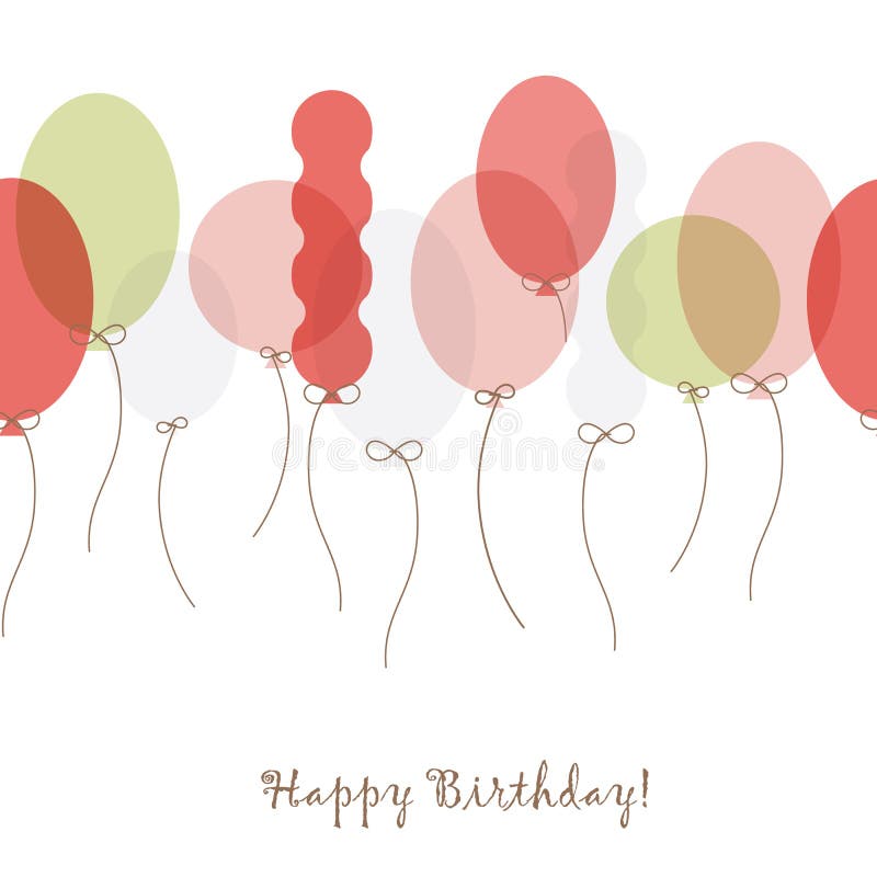 Card Balloons stock vector. Illustration of decoration - 87853379