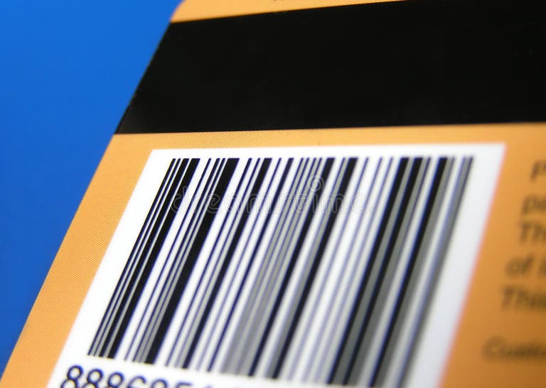 Card with Barcode and Stripe Stock Photo - Image of strip, membership: 9908