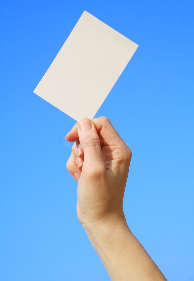 Card blank stock photo. Image of person, page, business - 9178790