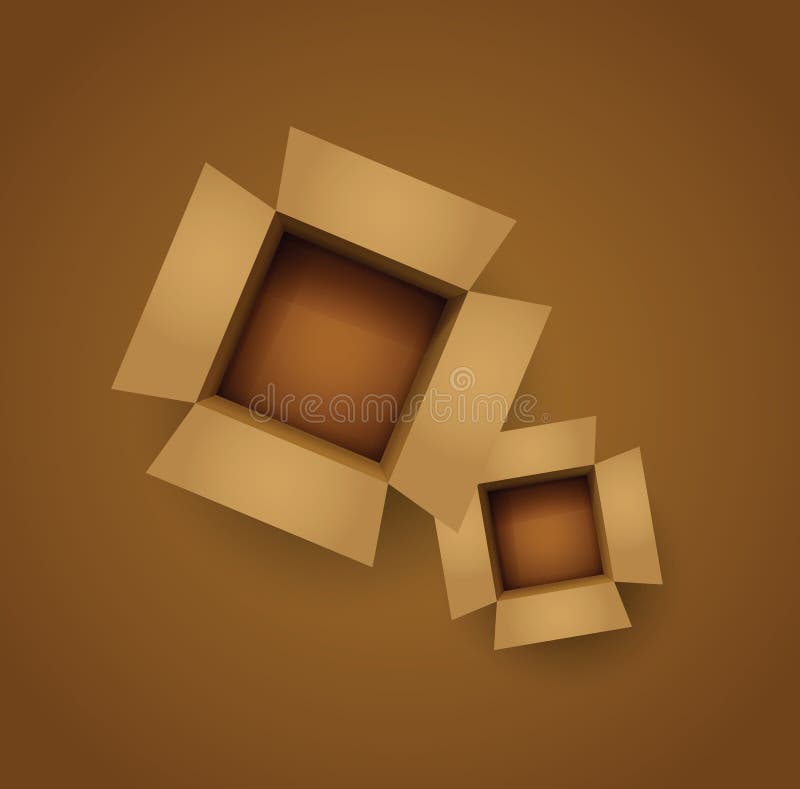 Card board boxes stock vector. Illustration of package - 50451799