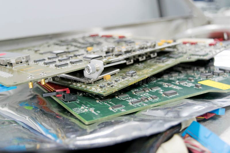 Card board electronic. stock image. Image of equipment - 61308213