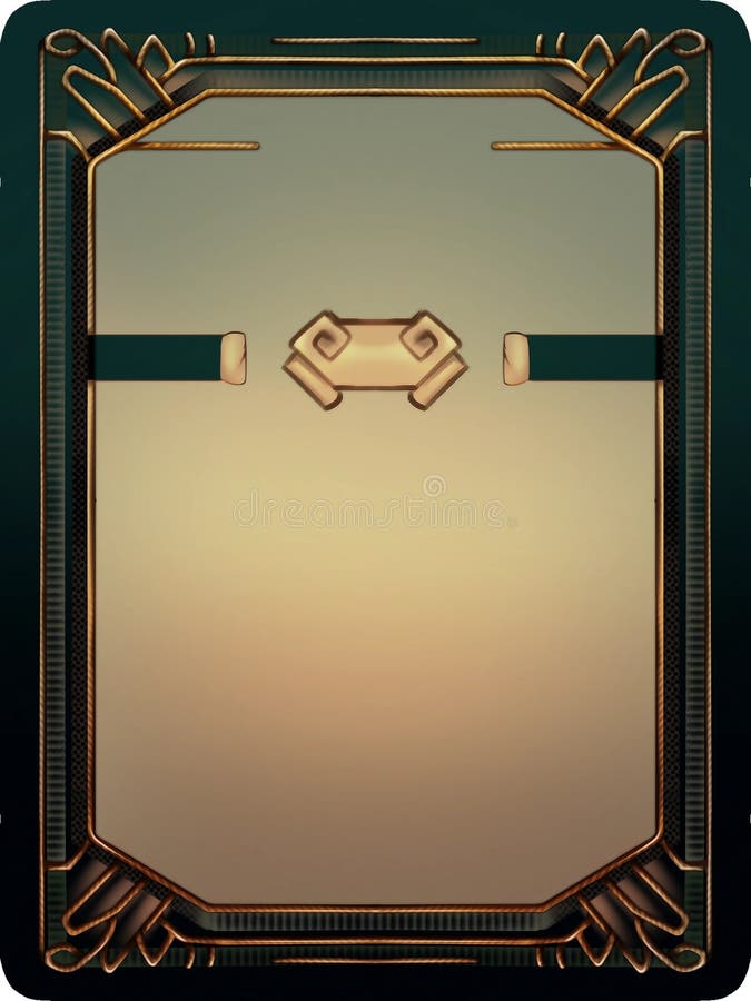 Card for a Board Game, DND, Playing Card Shirt, Card Deck. Stock ...