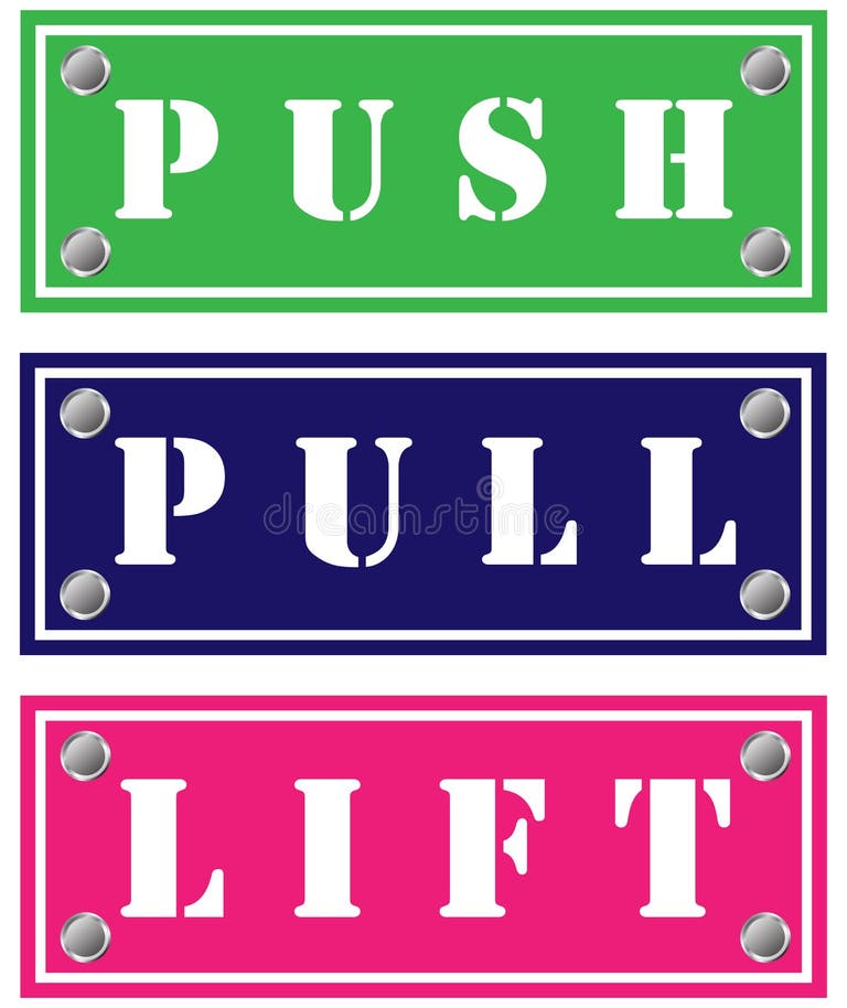Push Pull Stock Illustrations – 4,819 Push Pull Stock Illustrations ...