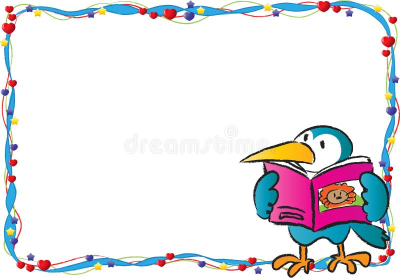 Reading Cartoon Border Stock Illustrations – 1,191 Reading Cartoon ...