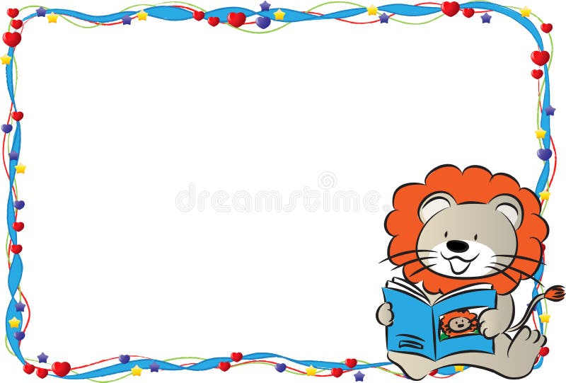 Reading Cartoon Border Stock Illustrations – 1,191 Reading Cartoon ...