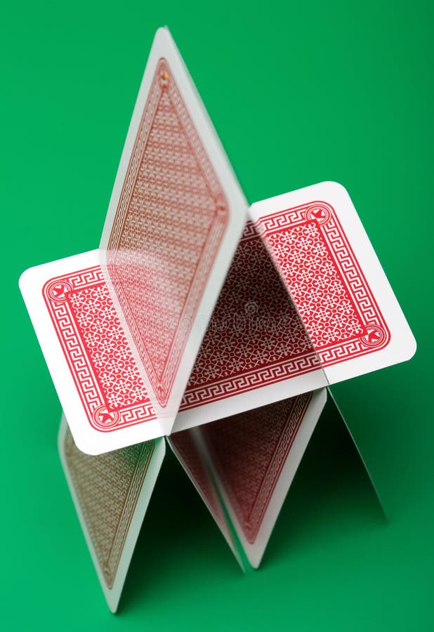 Card castle stock photo. Image of balance, cardcastle - 2209180