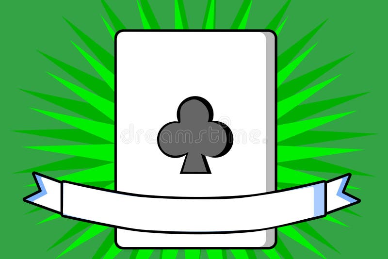 Card Clubs stock illustration. Illustration of green, illustrations ...