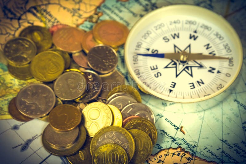 Card with coins stock photo. Image of days, investment - 39696572