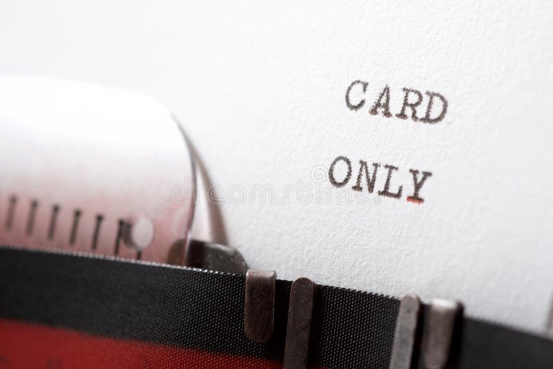 Card only concept stock image. Image of cashier, text - 213079525