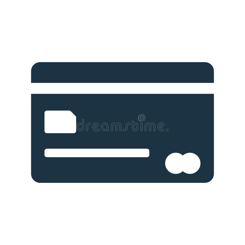 Card, Credit, Debit Icon. Simple Editable Vector Graphics Stock ...