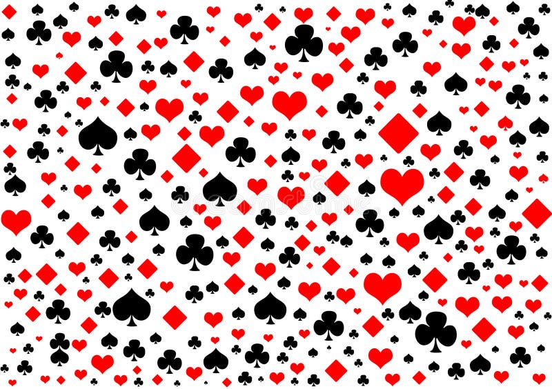 Card Deck Suits Background Design for Use As Wallpapers Stock ...